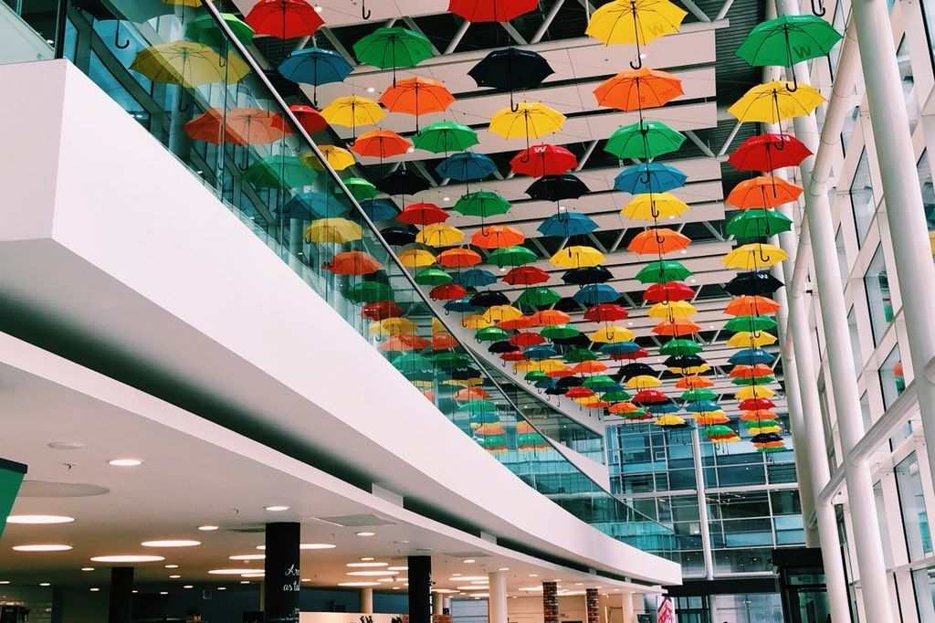 Celebrated art installation Umbrella Project debuts at MediaCityUK ...