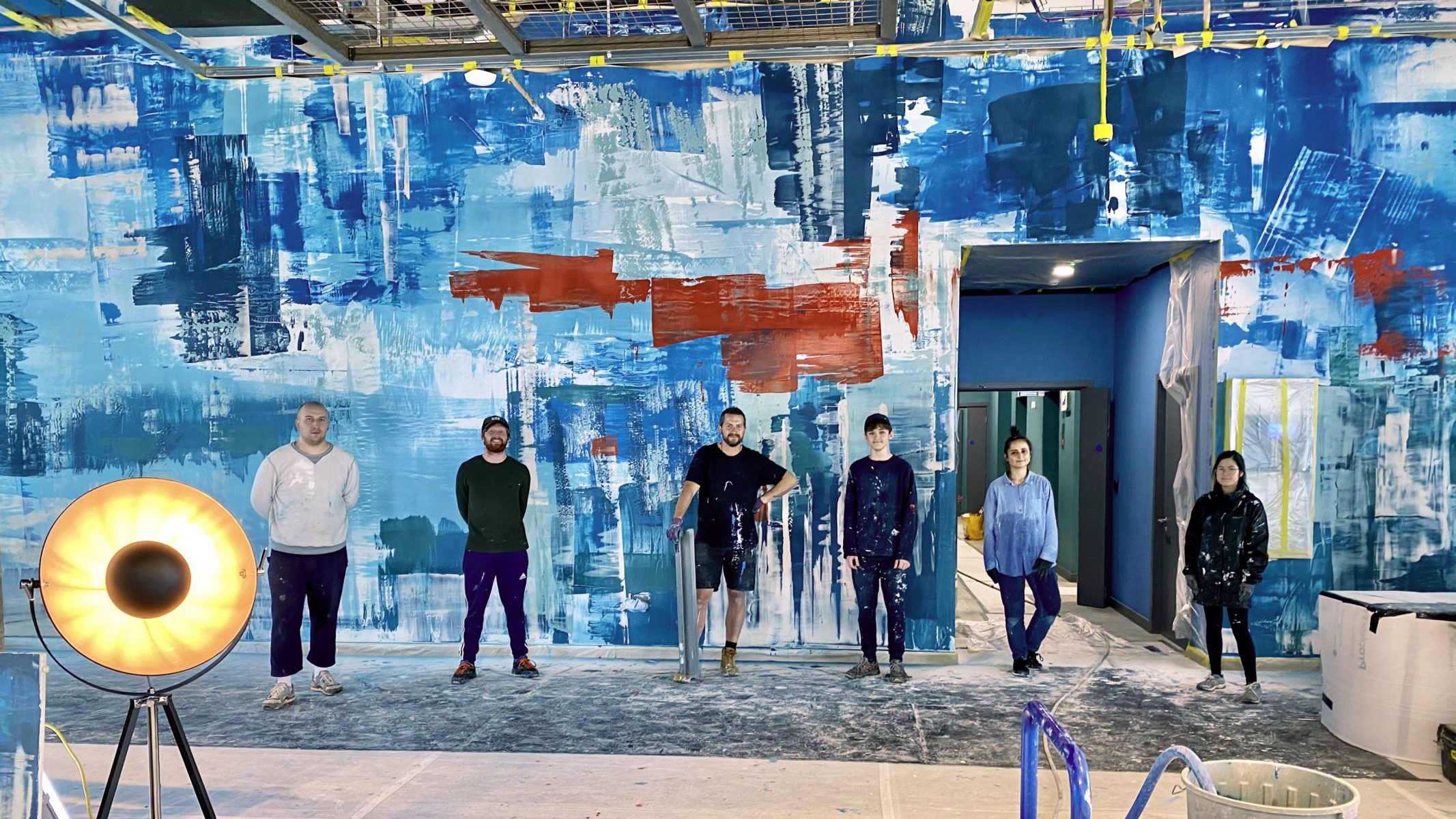 ICONIC MODERN FRESCO INSTALLED AT THE GREEN ROOMS @ MEDIACITYUK, A NEW ...