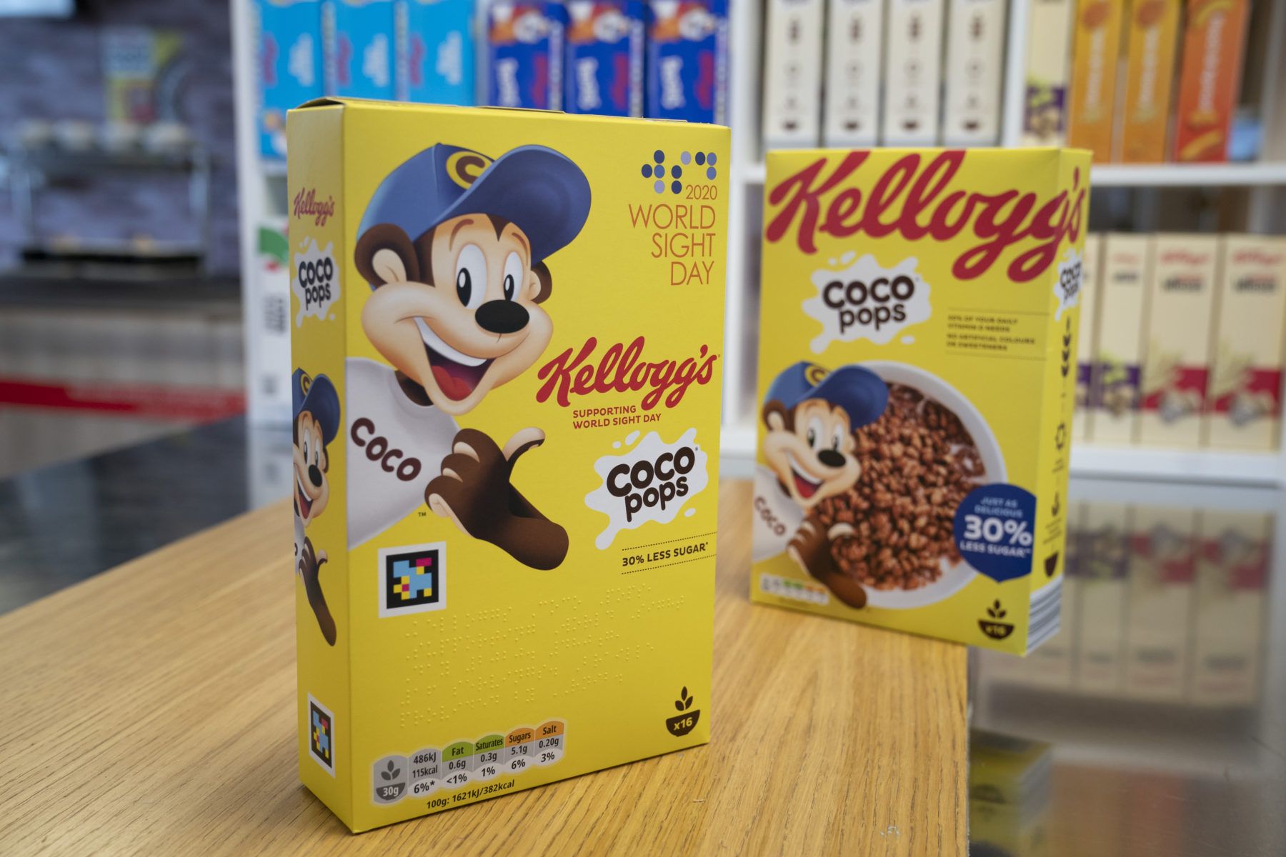 KELLOGG’S TRIALS COCO POPS BOXES DESIGNED FOR THE BLIND - Media City UK