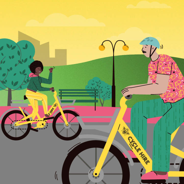 Bee Network Cycle hire scheme - Now at MediaCity! - Media City UK