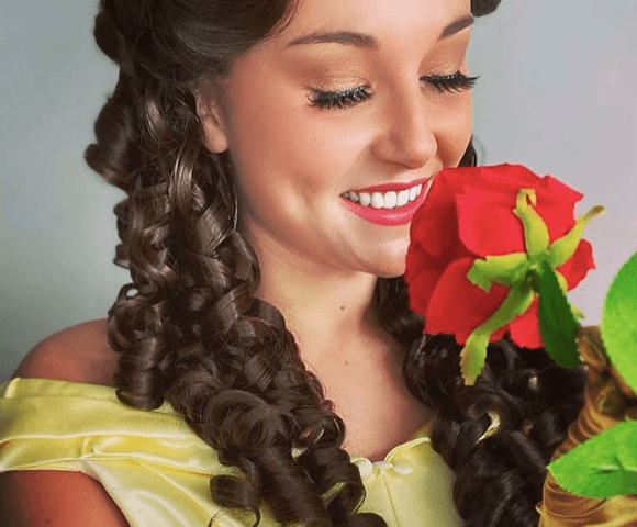 Princess with the red rose - mini disco - Media City UK